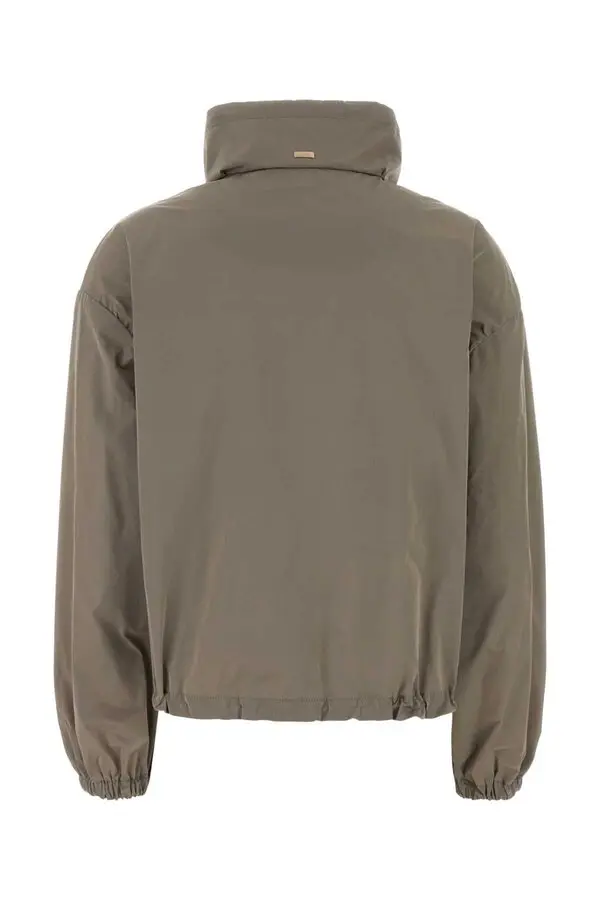 Herno Dove Grey Polyester Windbreaker