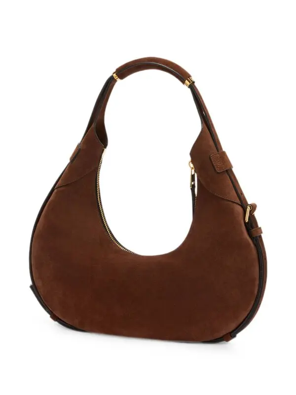 Moschino Handle Me Leather Shoulder Bag