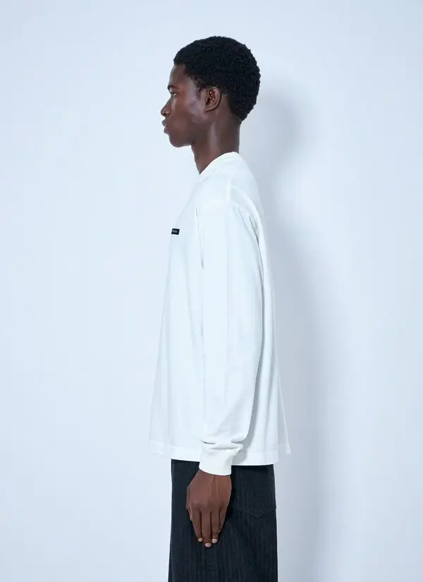 Prada Long Sleeve Logo Sweatshirt