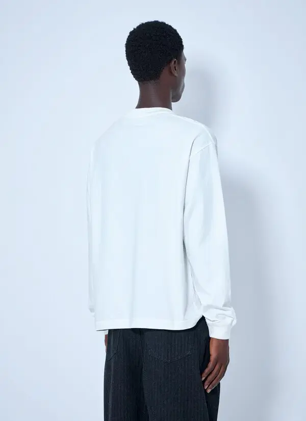 Prada Long Sleeve Logo Sweatshirt