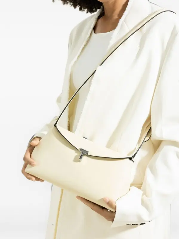 TOTEME Leather T-lock Clutch - Multicolor