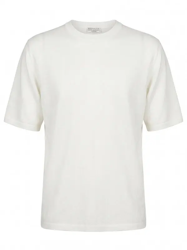 Brunello Cucinelli Cashmere Blend T-shirt - Multicolor