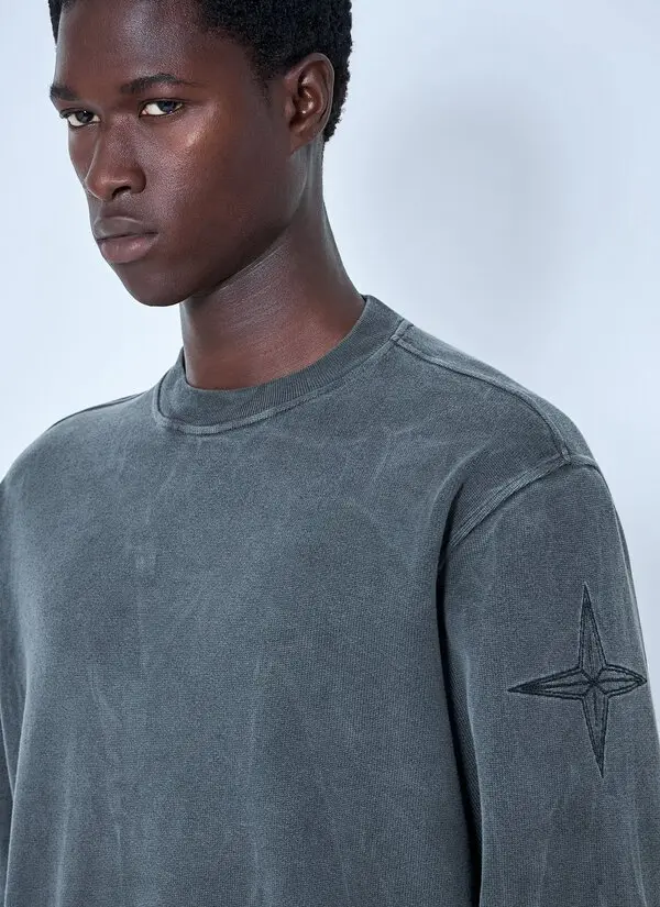 Stone Island Oversized Crewneck Sweatshirt
