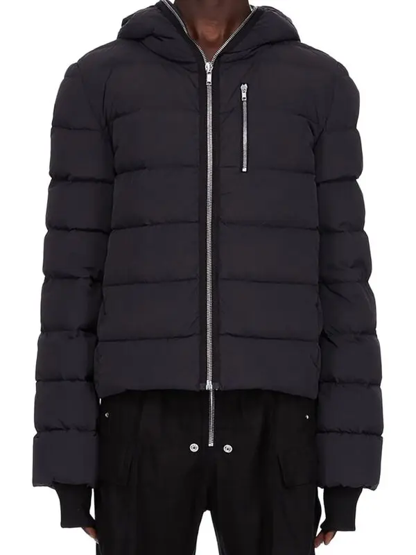 Rick Owens Down Jacket Gimp - Black