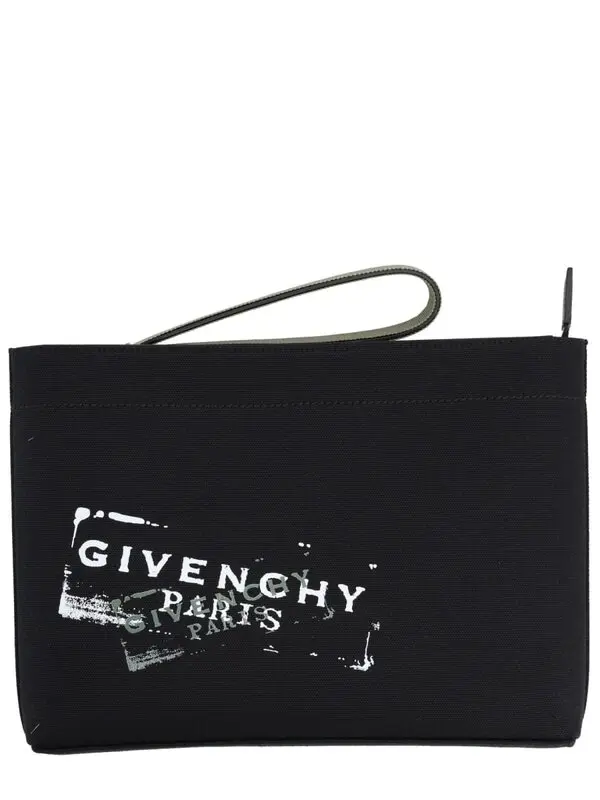 Givenchy Clutch Bag With Logo - Black