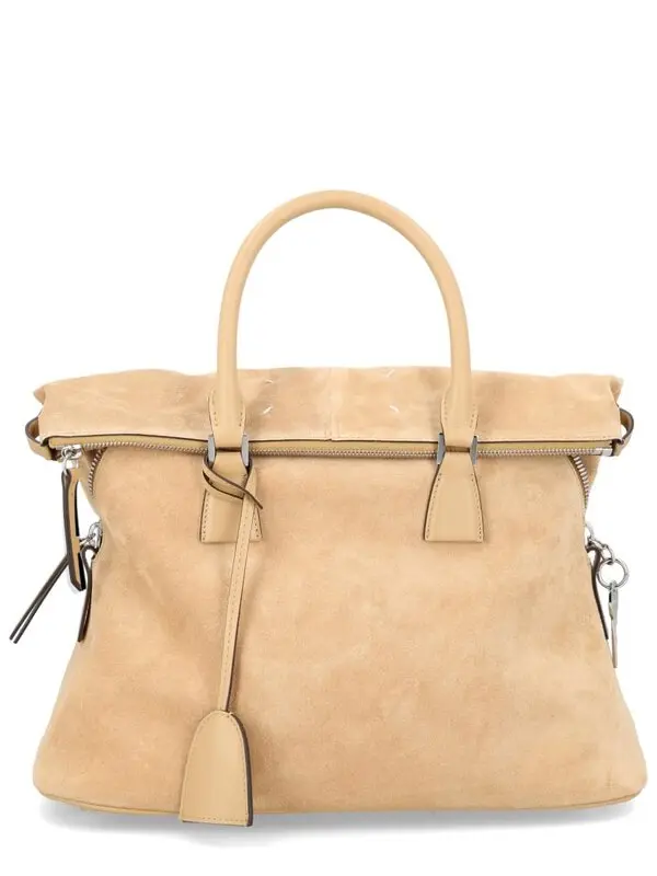 MAISON MARGIELA 5ac Leather Bag - Cream