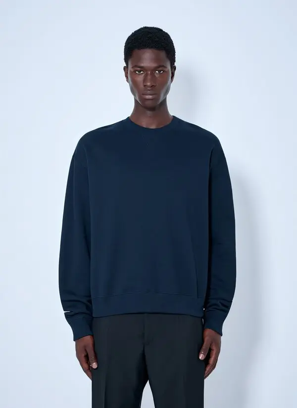 JIL SANDER Cotton Crewneck Sweatshirt