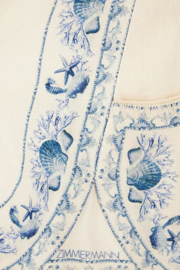 Zimmermann Printed Shorts