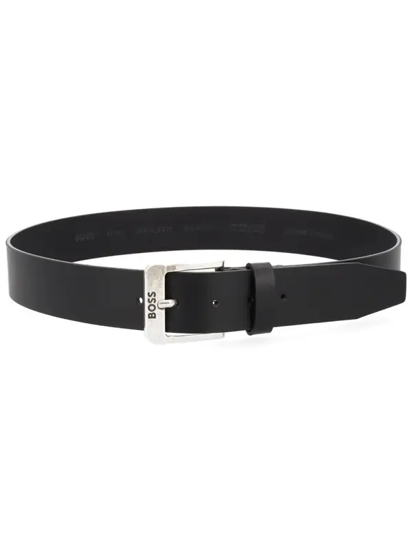 BOSS Jemio Leather Belt - Black