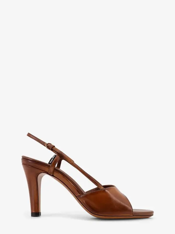 Miu Miu Vintage Leather Sandals - Multicolor