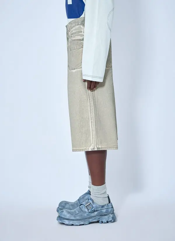 Acne Studios Wide-leg Denim Shorts