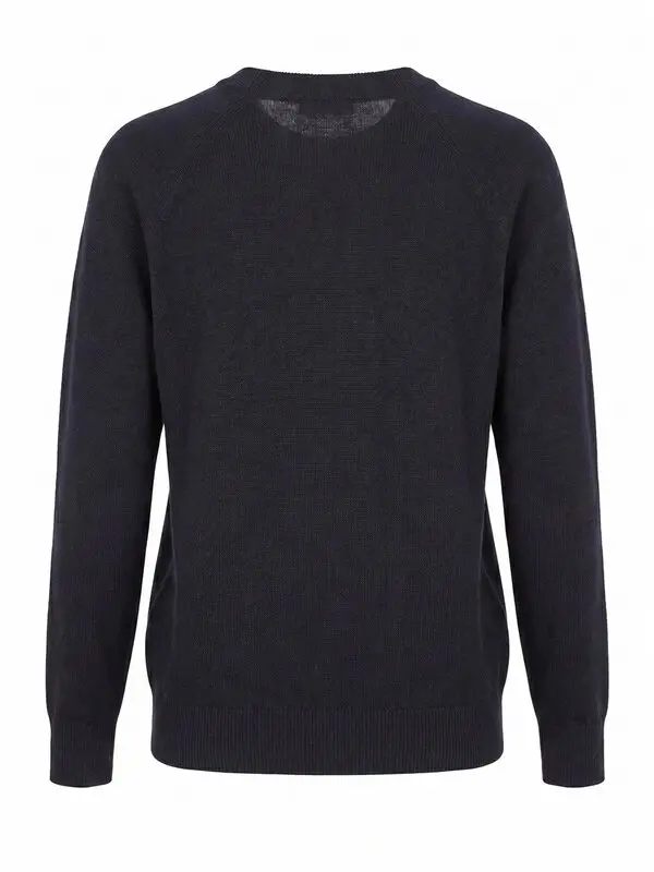 Peserico Striped Round Neck Sweater - Multicolor
