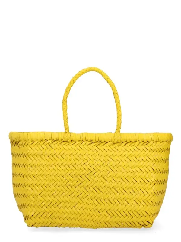 Dragon Diffusion Leather Handheld Tote - Yellow