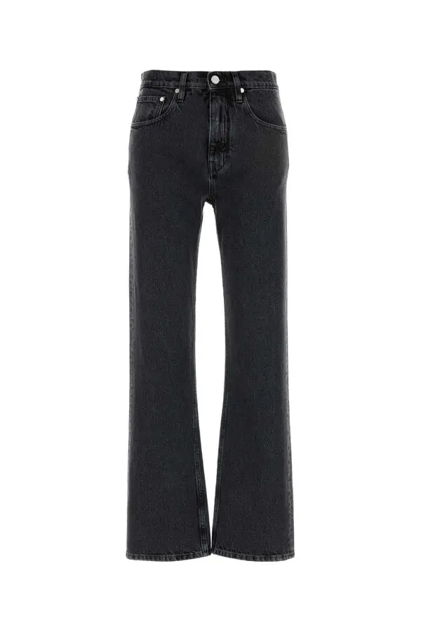 JIL SANDER Dark Grey Denim Jeans - Gray