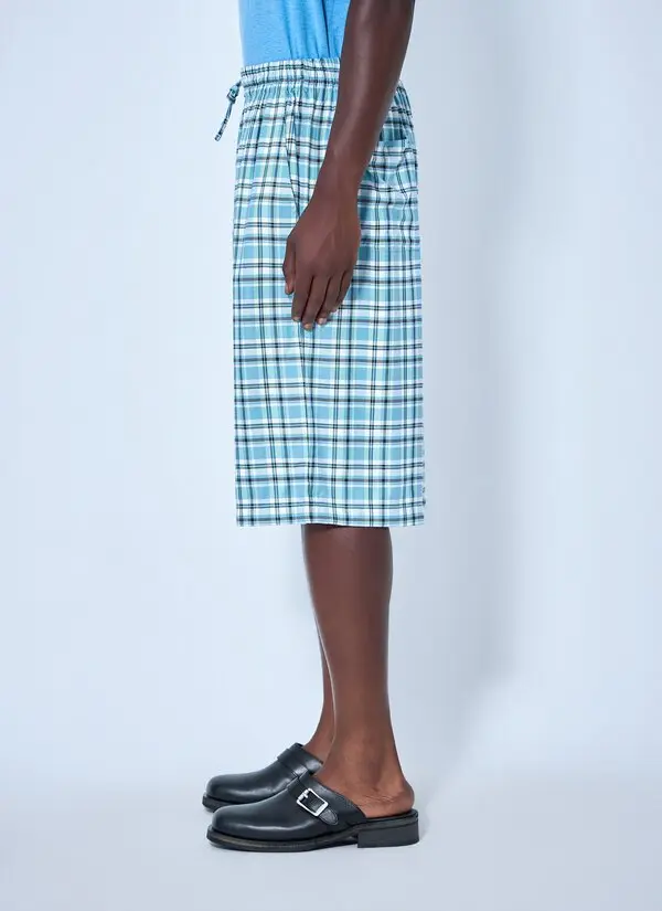 Acne Studios Casual Flannel Check Shorts