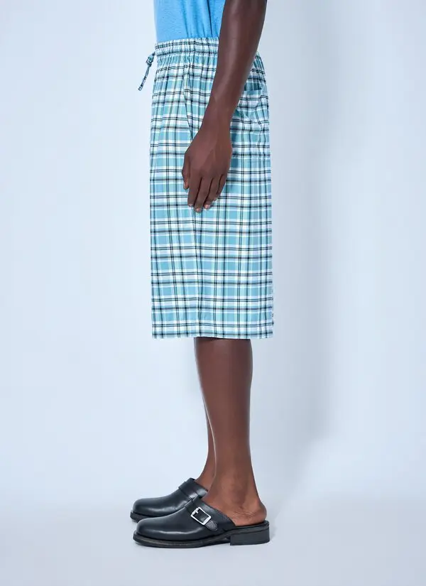 Acne Studios Flannel Check Shorts
