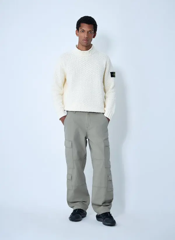 Stone Island Chenille Cotton Sweater