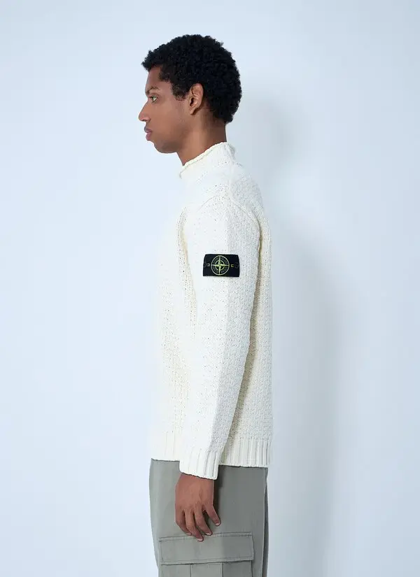 Stone Island Chenille Cotton Sweater