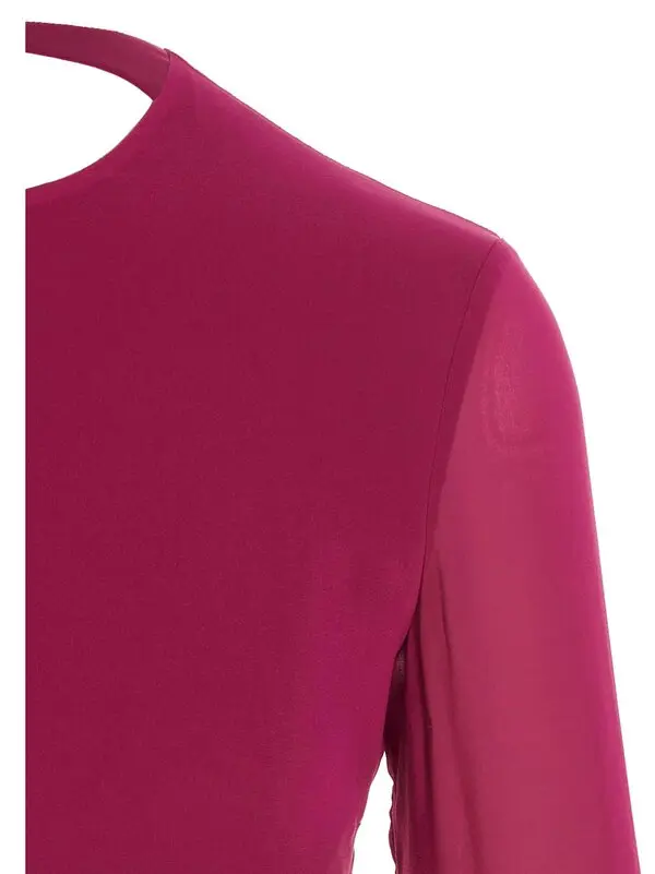 Andamane Cropped Georgette Top
