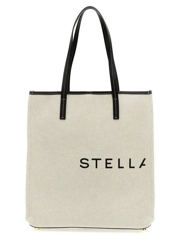 Stella McCartney Logo Shopping Bag - Cream