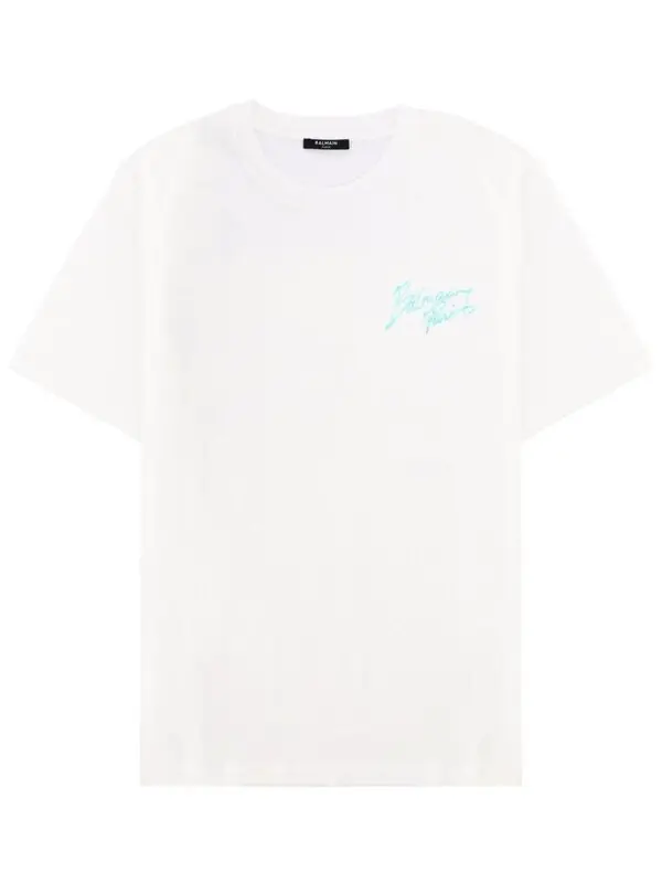 Balmain T-shirt With Logo - White