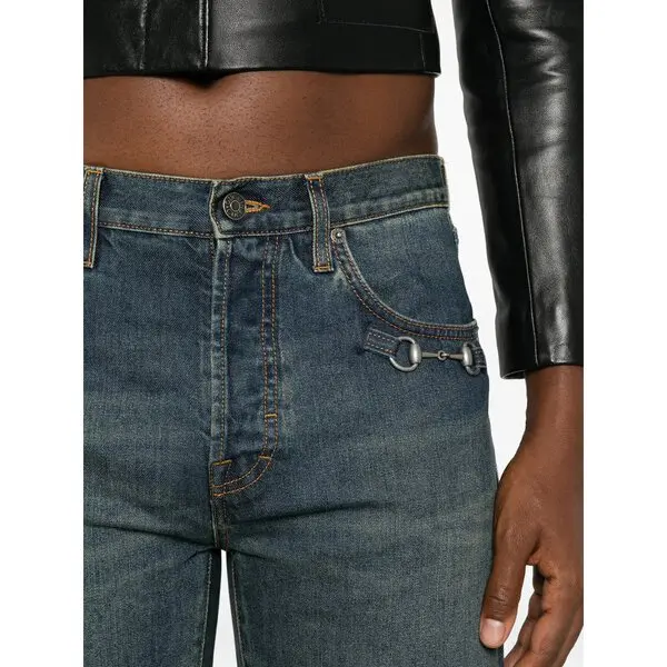 Gucci Denim Wide-leg Jeans