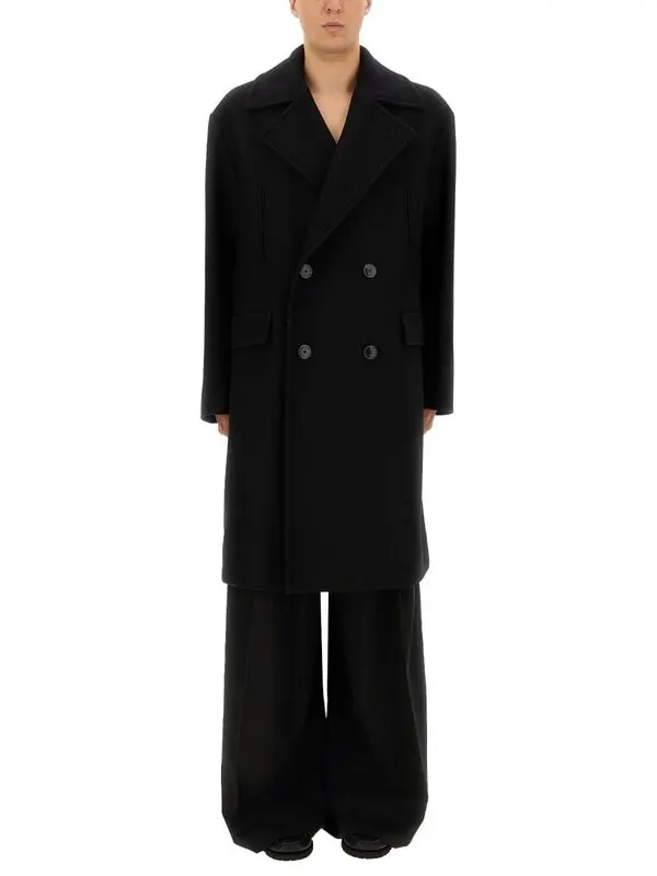 Dries Van Noten Racos Overcoat - Black