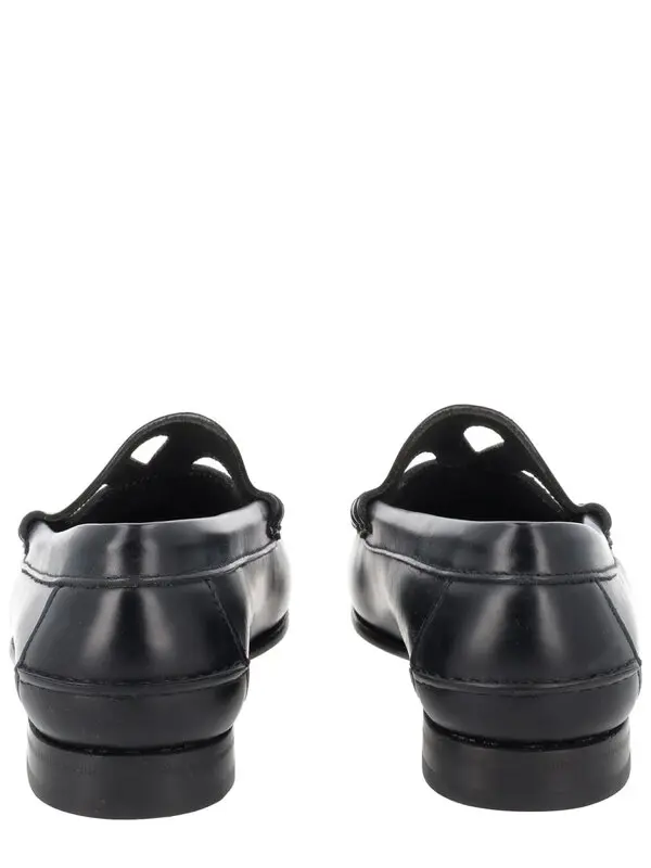 Hereu Leather Cut-out Moccasin