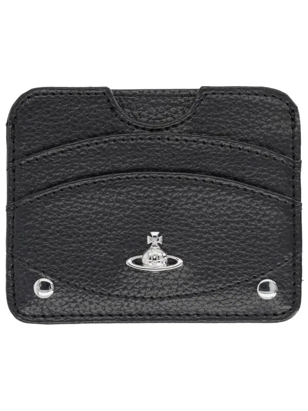 VIVIENNE WESTWOOD Card Holder Half Moon - Black