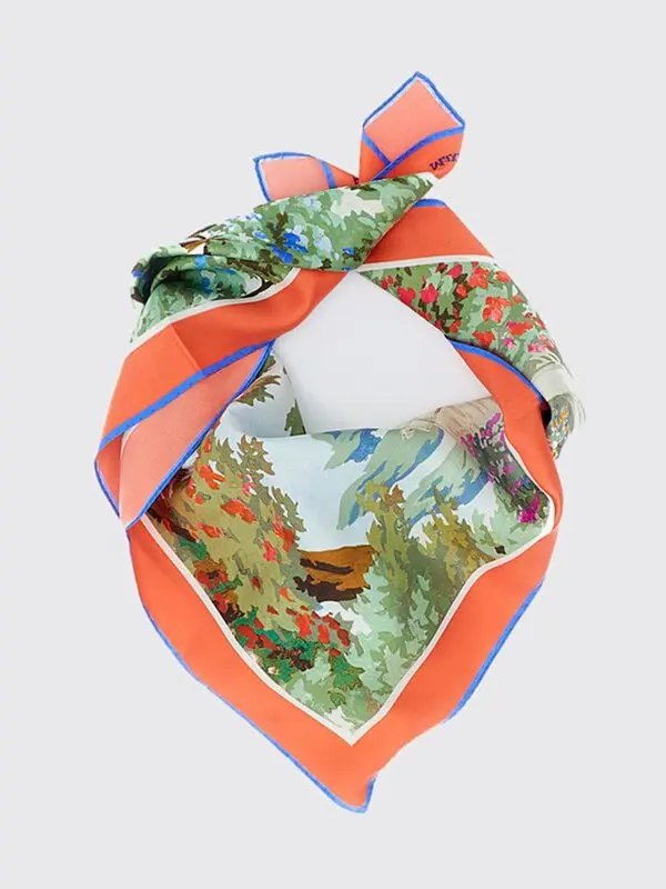 Max Mara Printed Silk Pappa Scarf