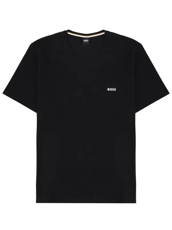 BOSS T-shirt With Logo - Black