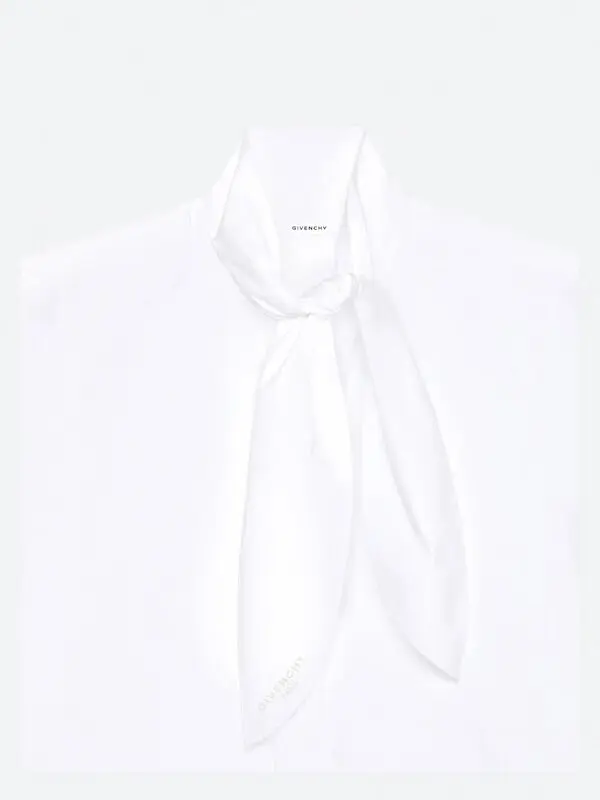 Givenchy Cotton Pussy Bow Shirt - Multicolor