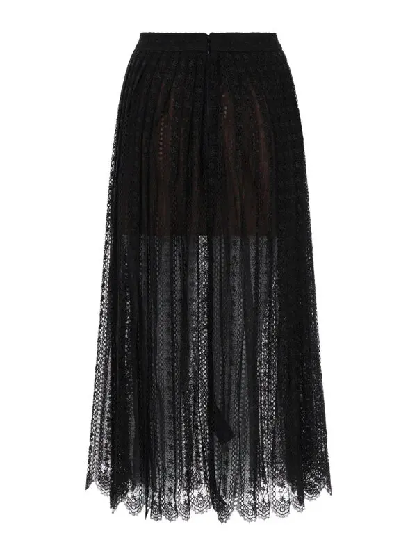 SELF-PORTRAIT Lace Midi Skirt