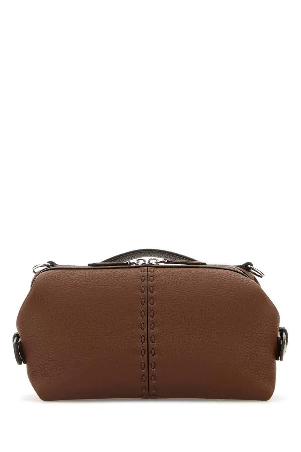 Fendi Leather Small Siesta Ff Selleria Handbag