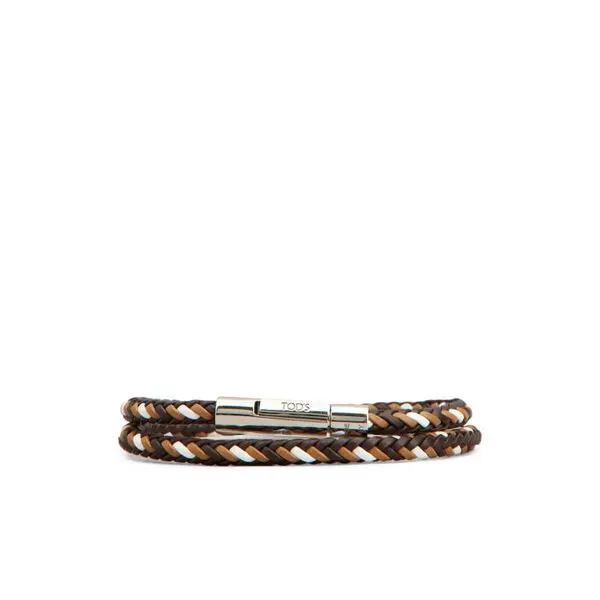 TOD'S Leather Bracelets - Silver