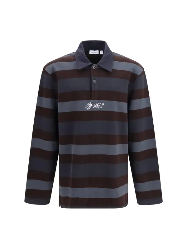 Off-White Stroke Polo Shirt - Multicolor