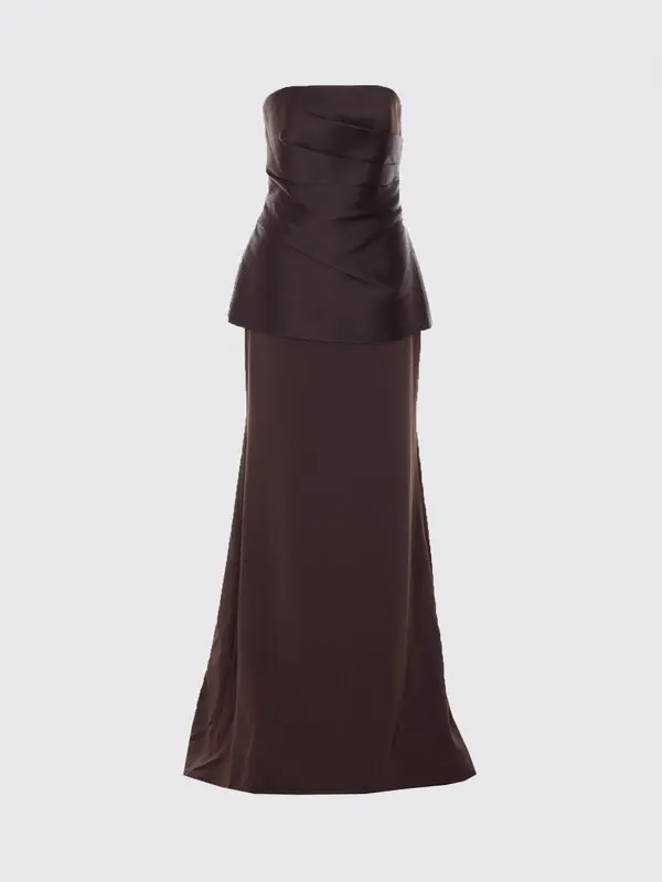 Solace London Satin Long Dress