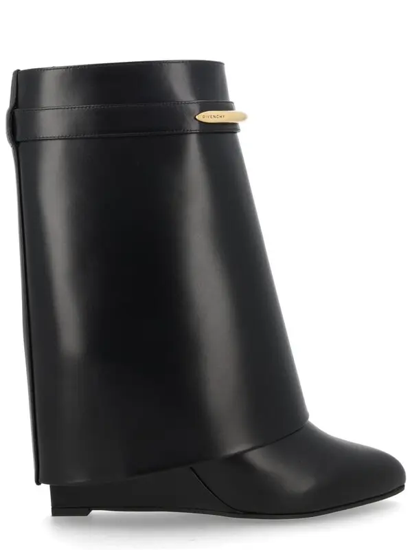 Givenchy Shark Pinch Leather Boots - Black