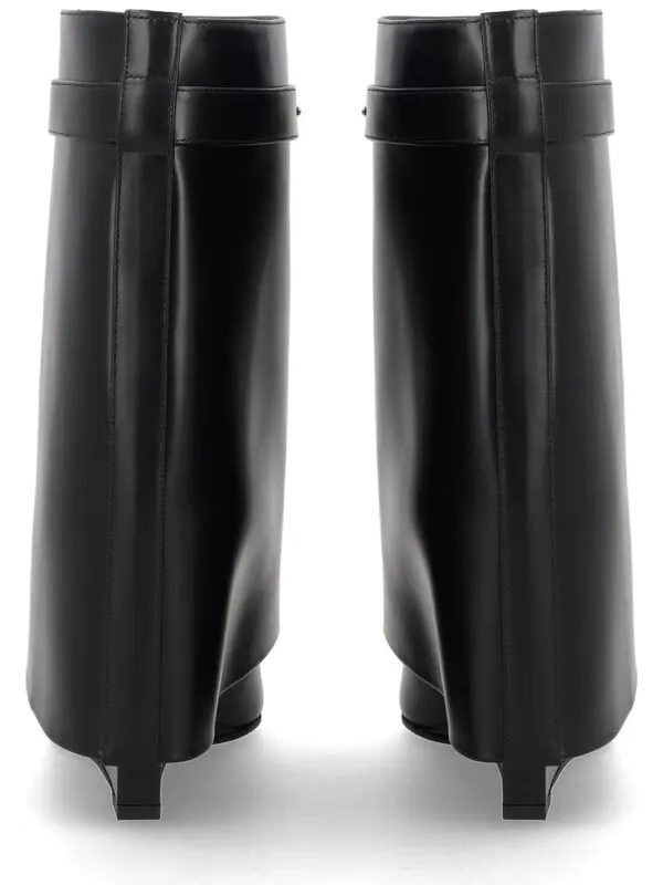 Givenchy Shark Pinch Leather Boots - Black