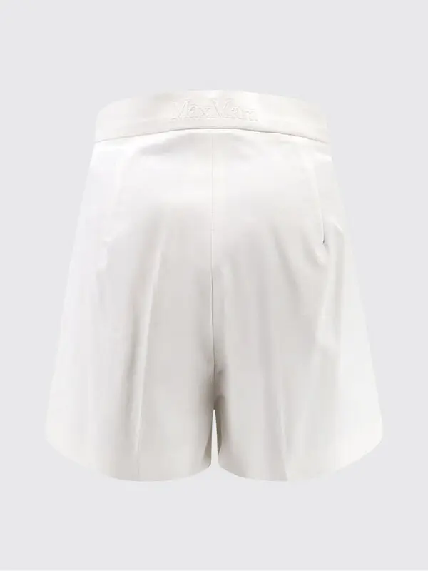 Max Mara Satin Shorts - White