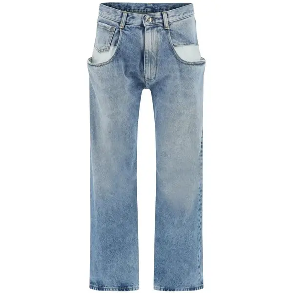 MAISON MARGIELA Denim Straight-leg Jeans - Blue