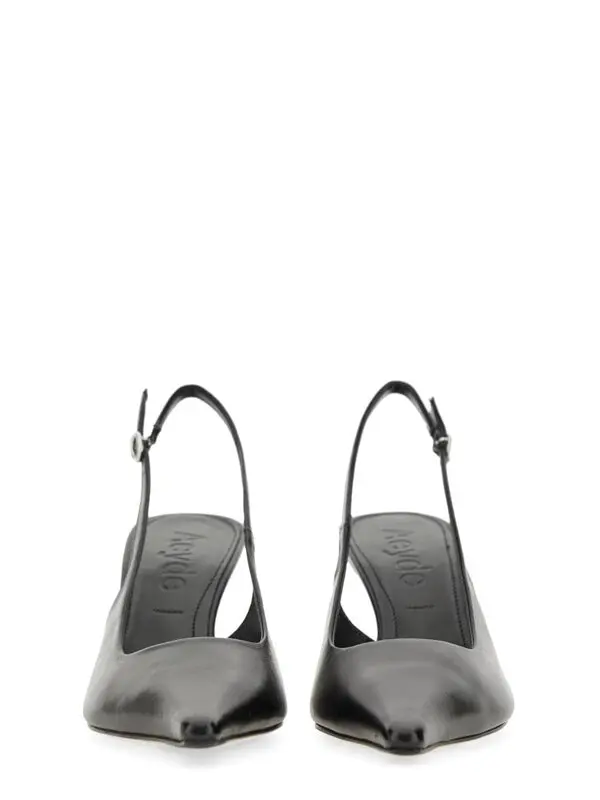 AeydĒ Nappa Leather Fernanda Slingback Pumps