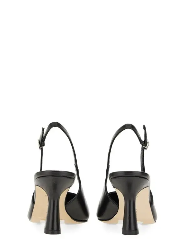 AeydĒ Nappa Leather Fernanda Slingback Pumps