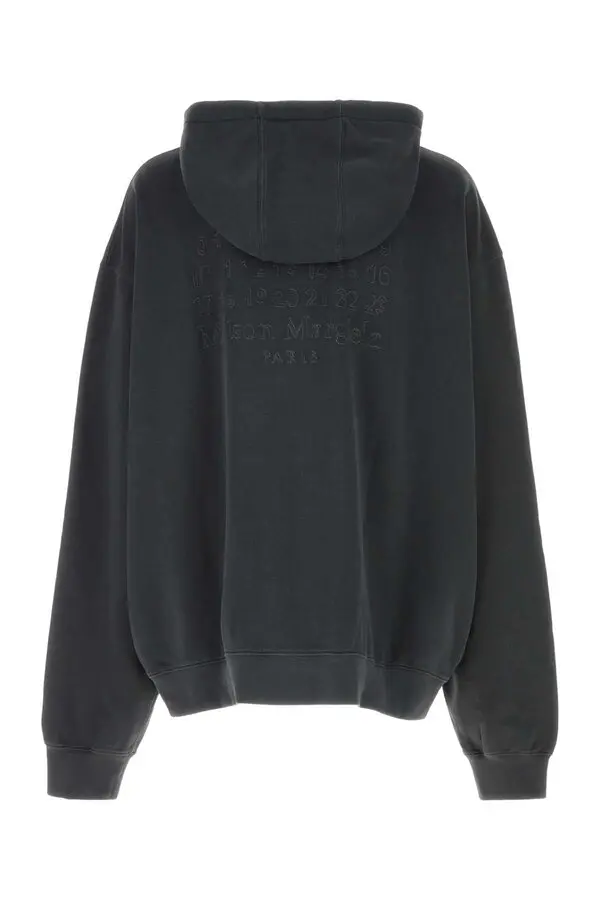 MAISON MARGIELA Cotton Oversize Sweatshirt - Gray