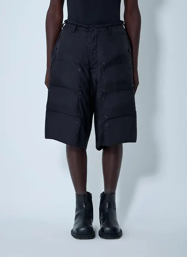 Yohji Yamamoto Padded Shorts - Black
