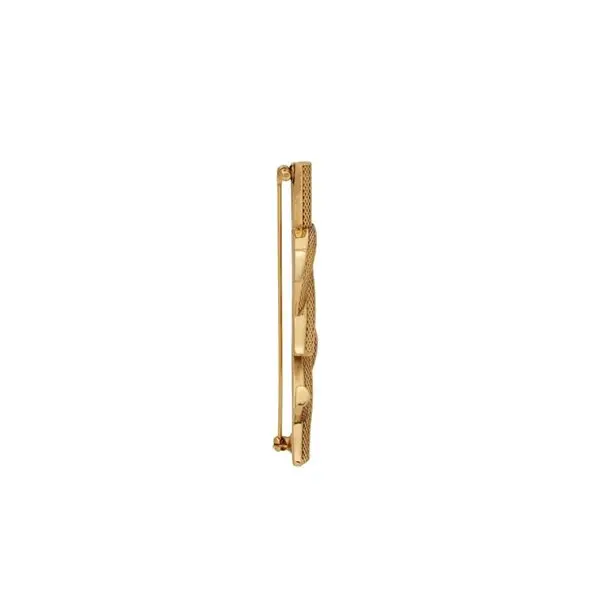 Saint Laurent Logo Brooch