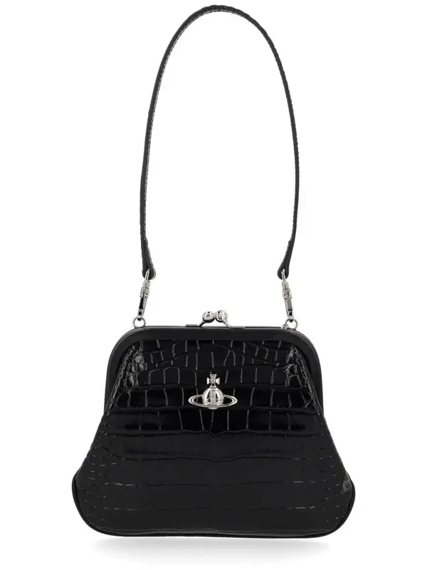 VIVIENNE WESTWOOD Calf Leather Clutch Bag