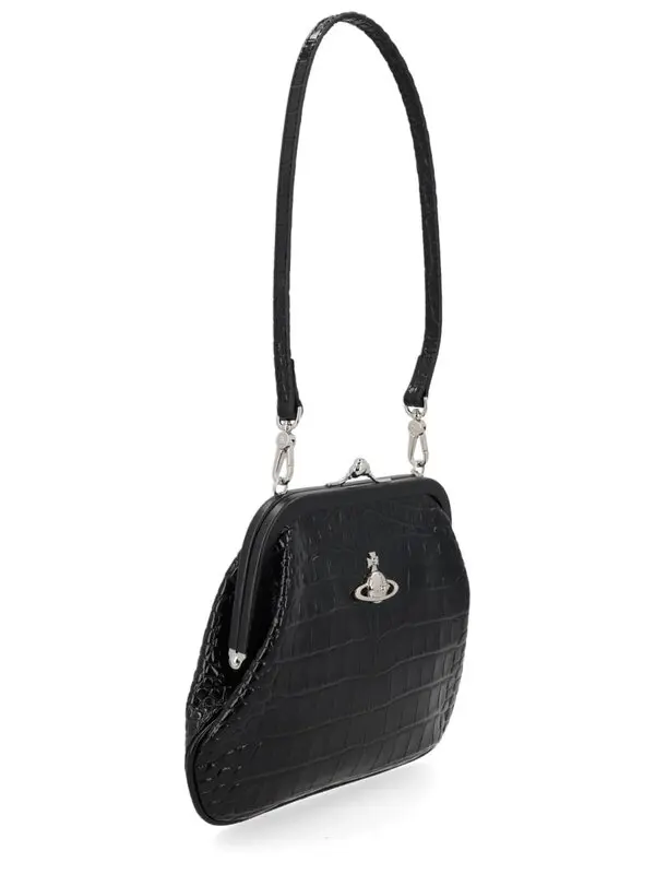 VIVIENNE WESTWOOD Calf Leather Clutch Bag