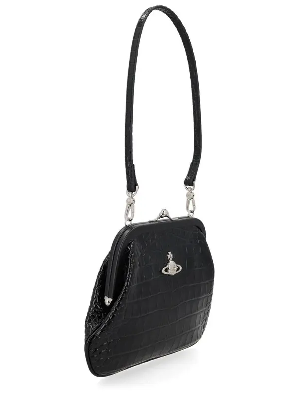 VIVIENNE WESTWOOD Calf Leather Clutch Bag
