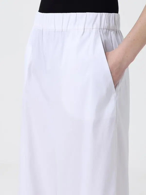 Max Mara Cotton Blend Palazzo Trousers By